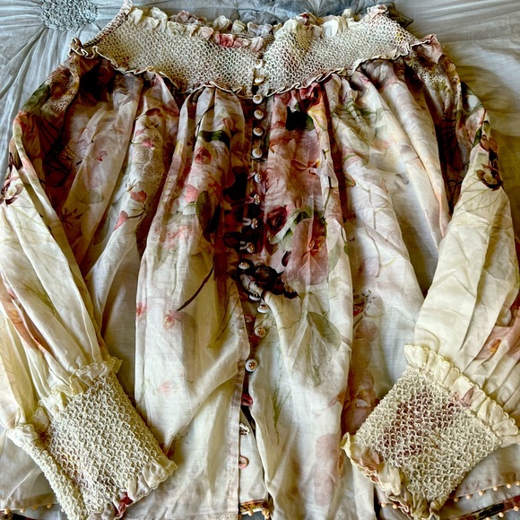 Zimmermann | Tops | Zimmermann Dancer Blouse | Poshmark